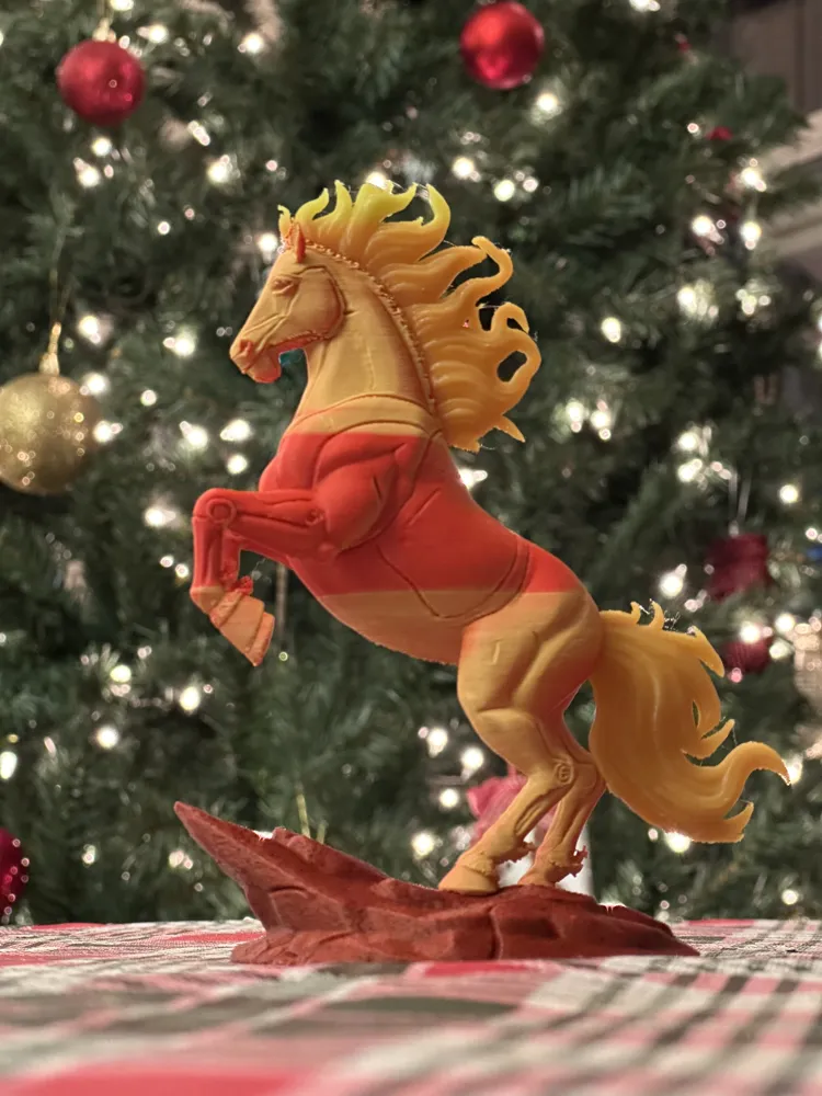 Fire Horse - New Year 2026 - Free 3D Print Model - MakerWorld