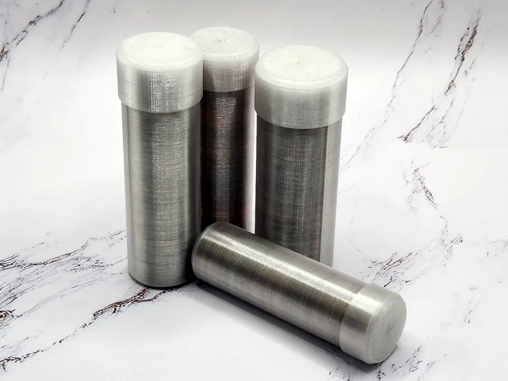 Simple Friction Fit Tube / Coin Tube [Parametric] by jaminv MakerWorld ...