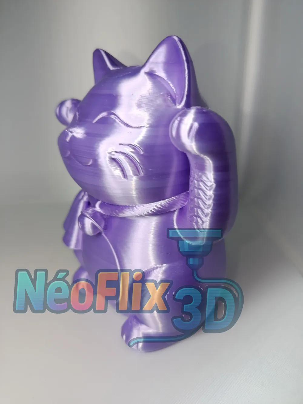 Lucky Chinese Cat 2026 – Arms Up - Free 3D Print Model - MakerWorld