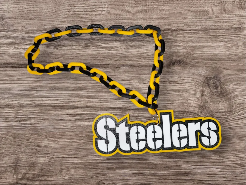 Pittsburg Steelers NFL Big Chain Charm by Munark - MakerWorld