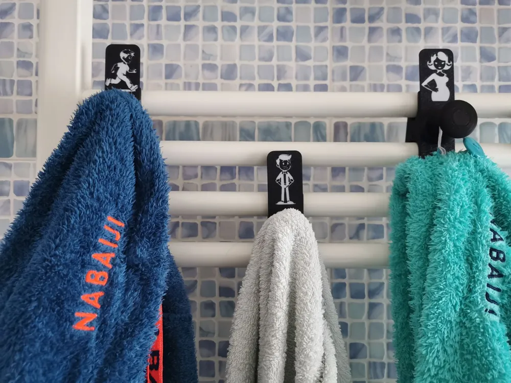 3/3 - Avatar Radiator Towel Hanger by Yappanappa - MakerWorld
