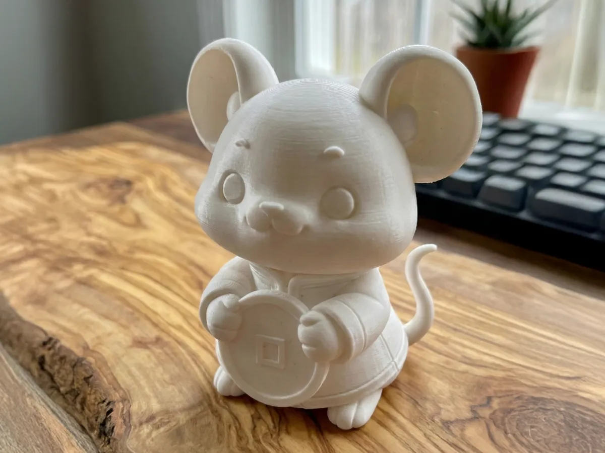 Lucky Lunar Mouse - Free 3D Print Model - MakerWorld