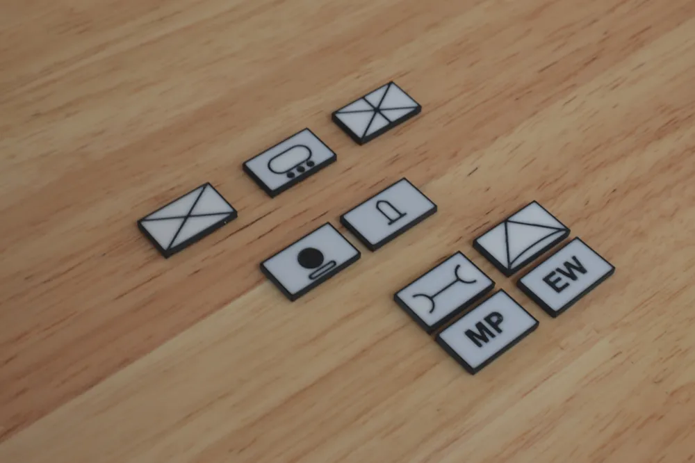 Military Symbology Tiles - Free 3D Print Model - MakerWorld