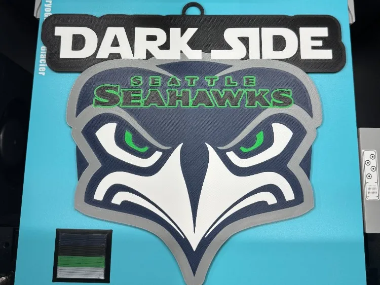 Seattle Seahawks Dark Side Hype Chain - Free 3D Print Model - MakerWorld