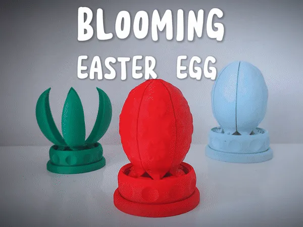EASTER EGG - BLOOMING | TWIST BOX - Free 3D Print Model - MakerWorld