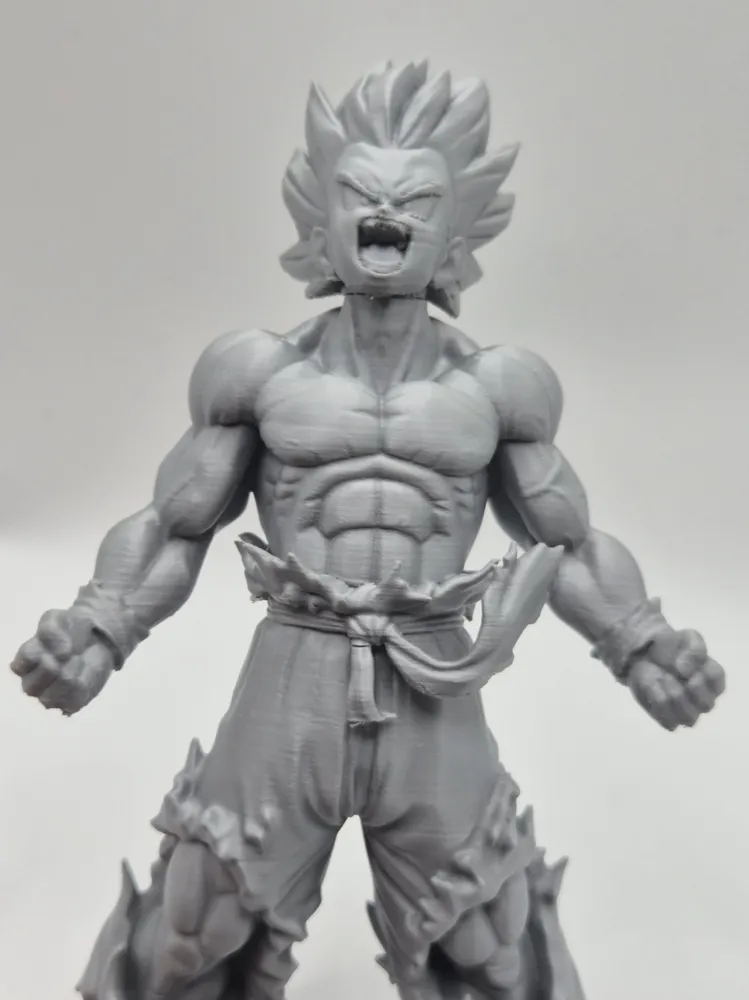 Dragon Ball Z Super Saiyan Son Goku - Free 3D Print Model - MakerWorld