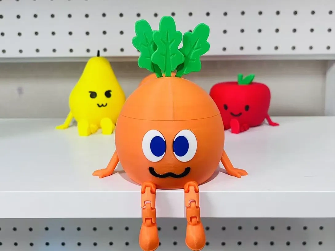 Sitting Radish Box by 火宅 MakerWorld: Download Free 3D Models