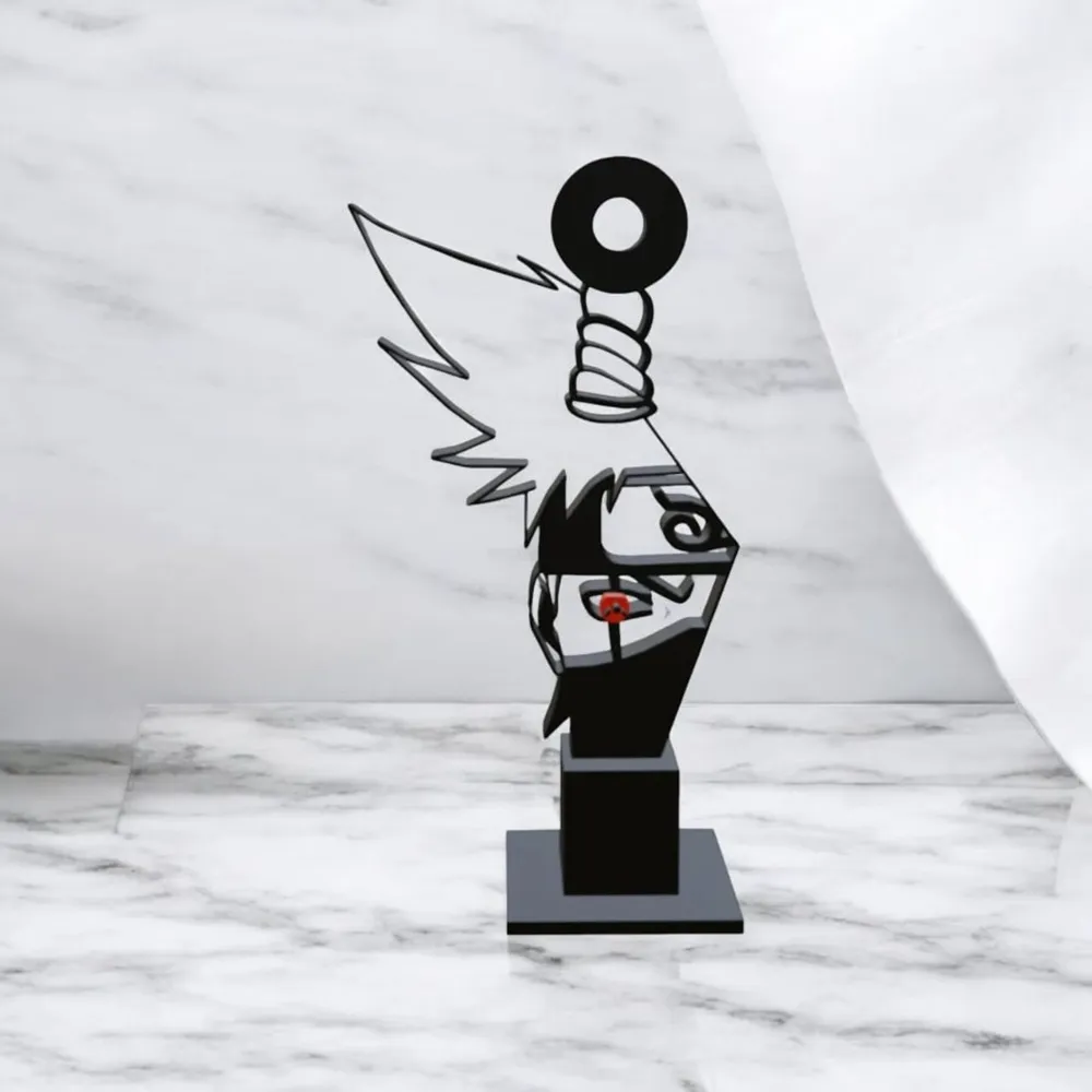Kakashi Hatake Kunai-Wandkunst und Tischaufsatz 13 von Jerald King MakerWorld: Kostenlose 3D ...