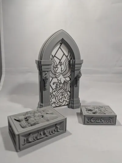 Arch with altar - modular and supportless - DND - Free 3D Print Model ...