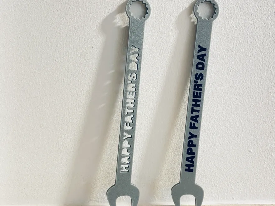 Father's day - Wrench ornament V1 + V2 - Free 3D Print Model - MakerWorld