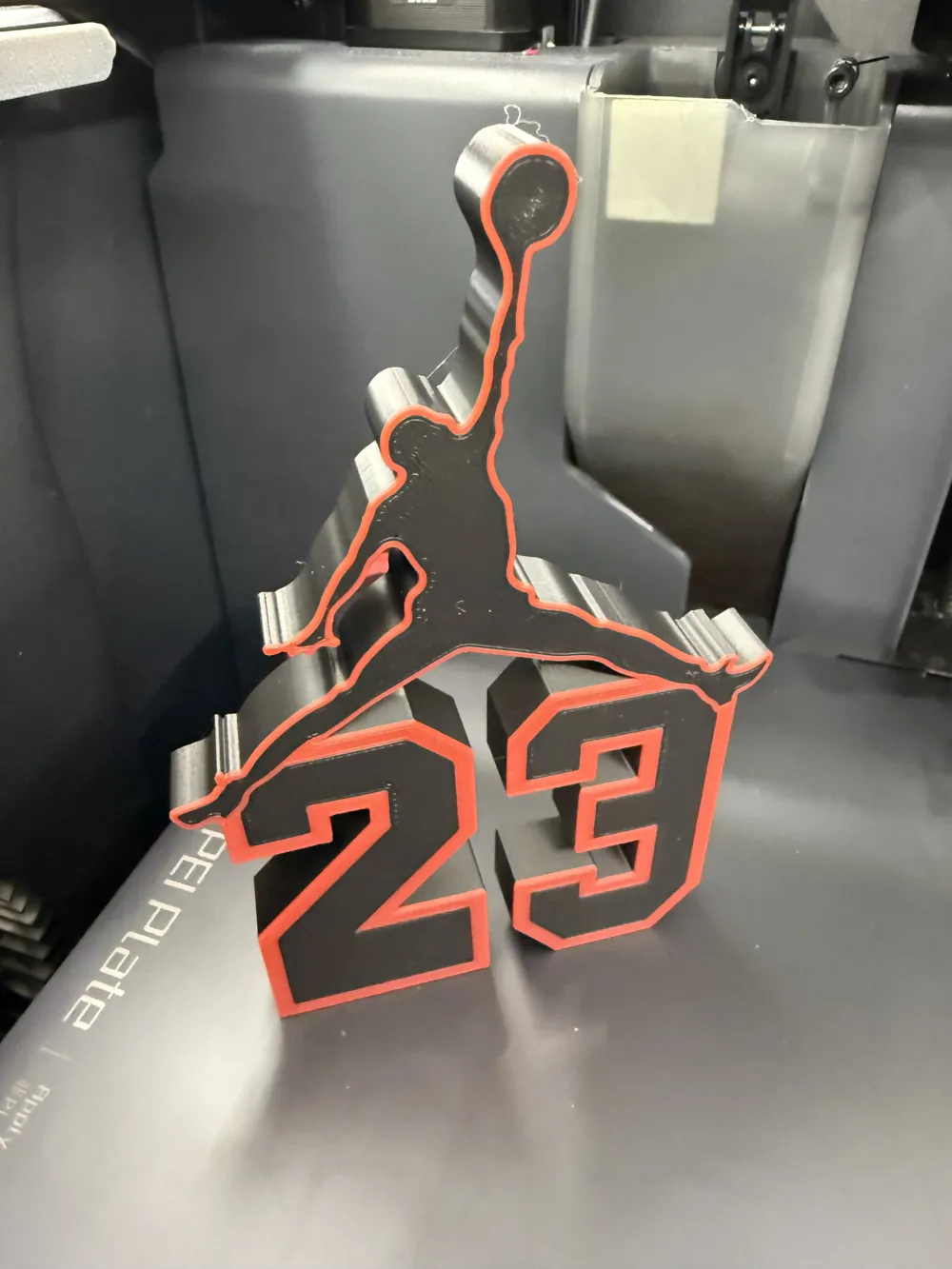 Jordan 23 jumpman logo - Free 3D Print Model - MakerWorld