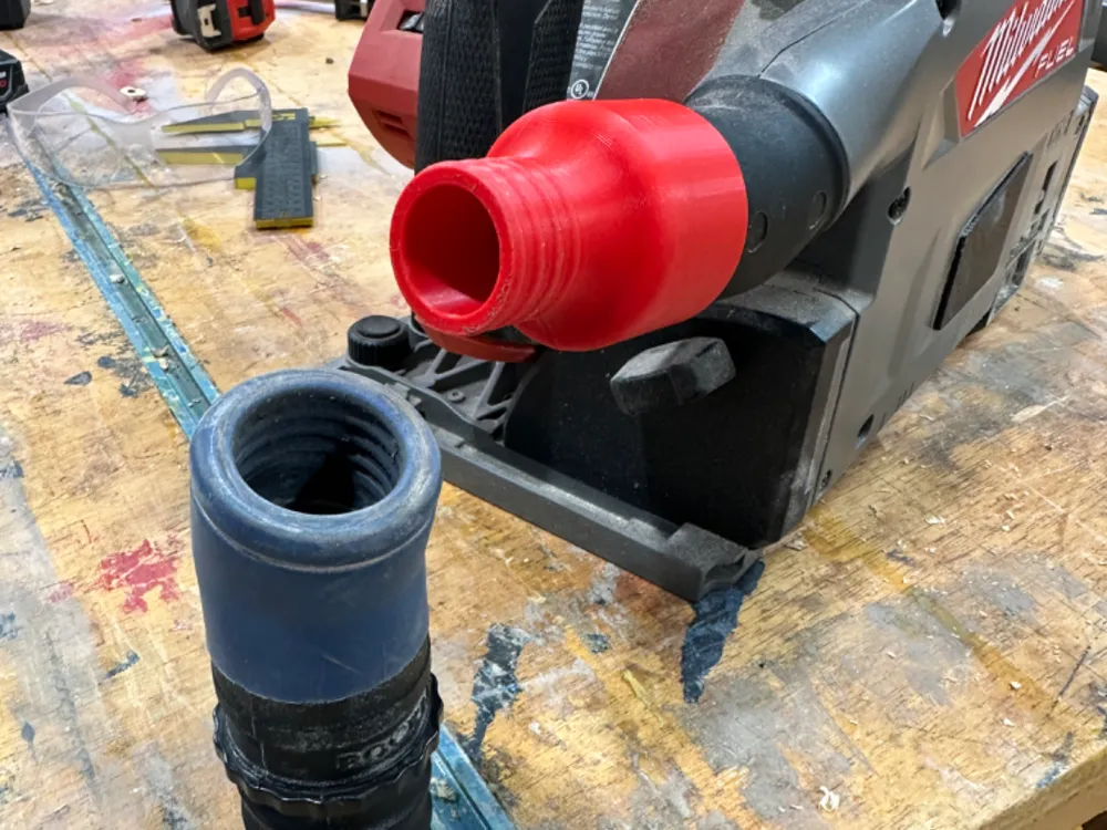 Milwaukee Track Saw to Rockler FlexiPort Adapter by Steve - MakerWorld