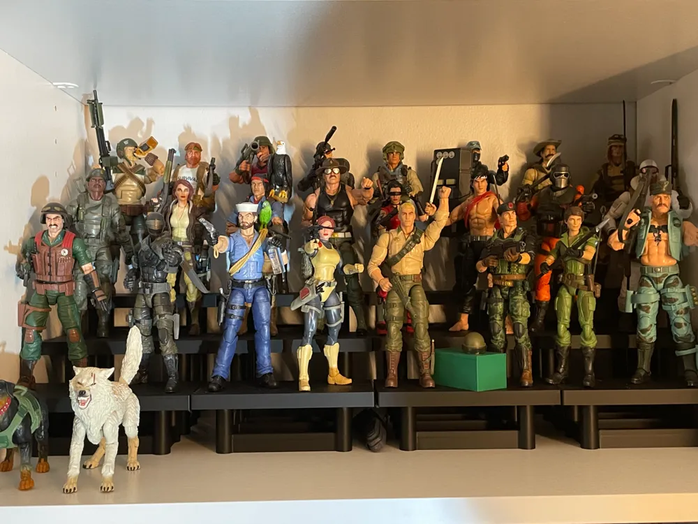 Shelf Risers for Action Figures or Collectibles - Free 3D Print Model ...