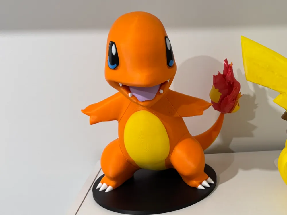 Charmander statue/ figure by Spooky8080 MakerWorld: Download Free 3D Models