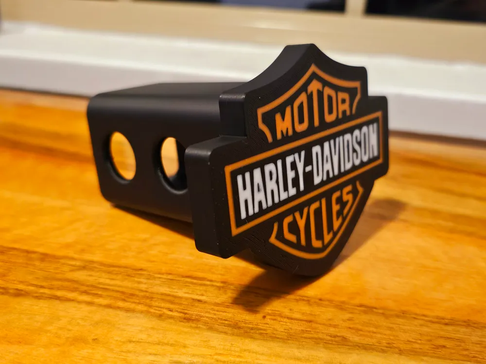 Harley Davidson Hitch Cover - Free 3D Print Model - MakerWorld