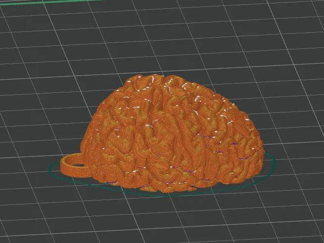 Brain "use it" keychain by Gilbo3D MakerWorld: Download Free 3D Models