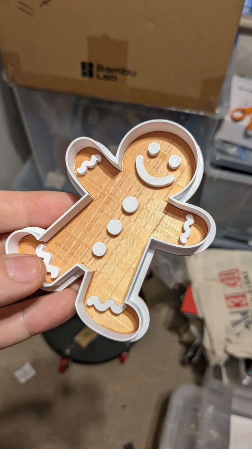 Ginger Bread Man Cookie Cutter / Embosser by StuGre - MakerWorld