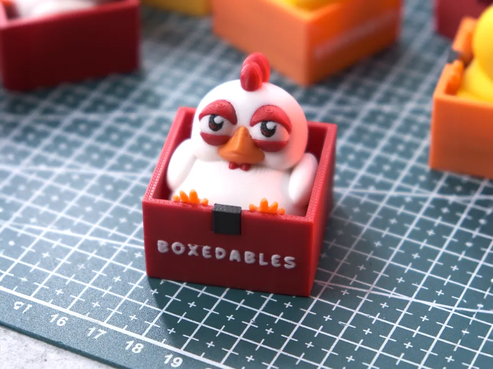 Chicken - Boxedables - Free 3D Print Model - MakerWorld