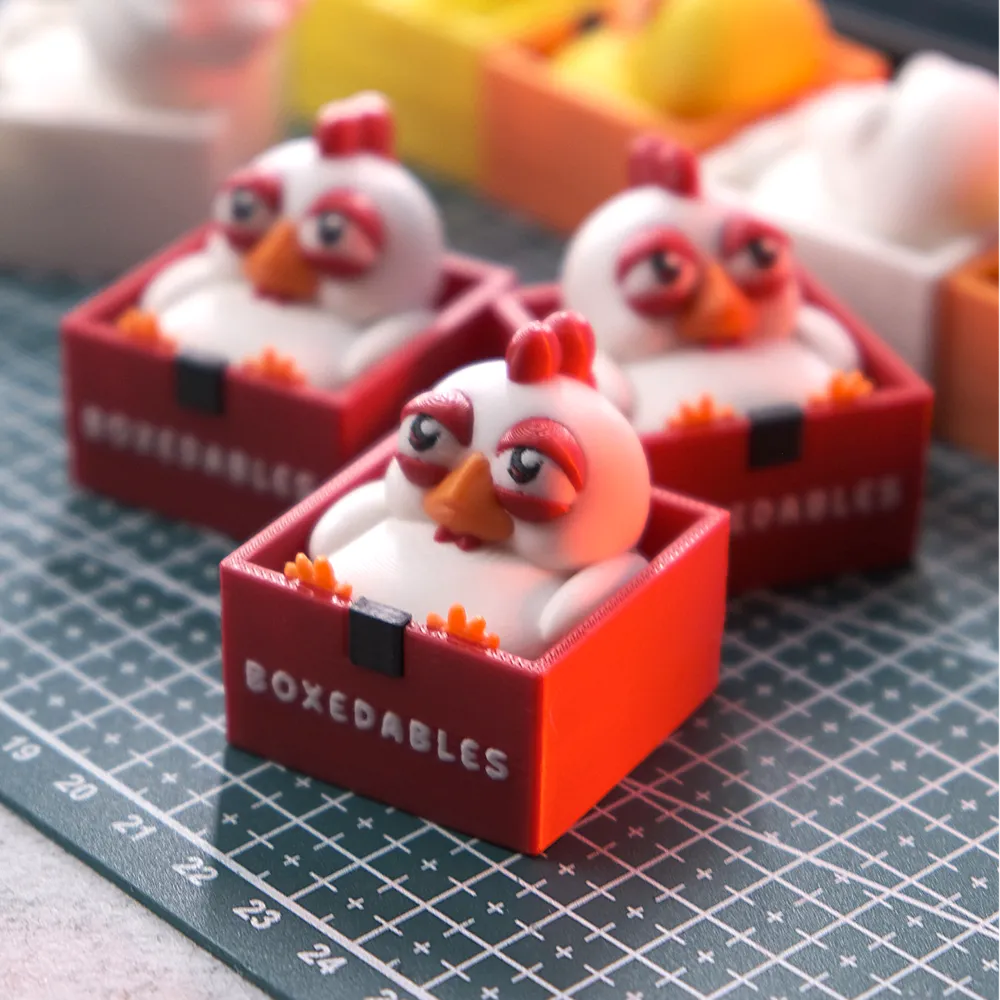 Chicken - Boxedables - Free 3D Print Model - MakerWorld
