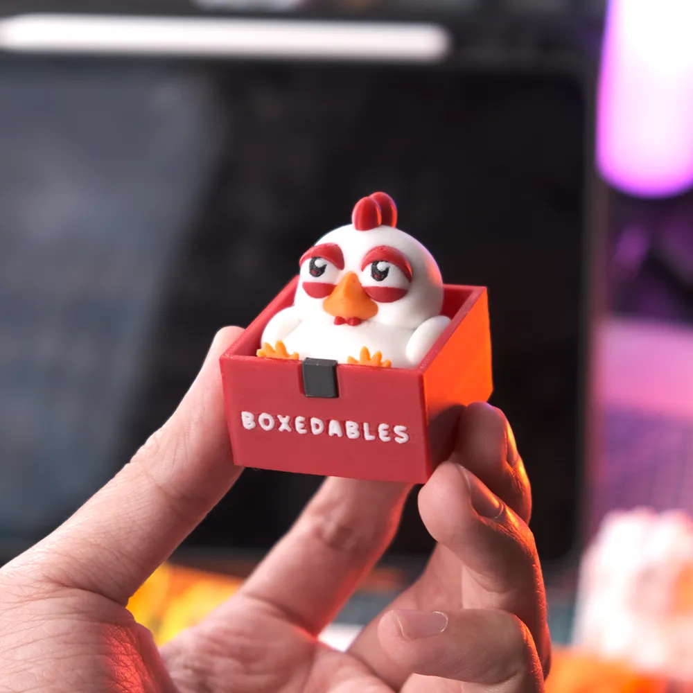 Chicken - Boxedables by Obunaga3D MakerWorld: Download Free 3D Models