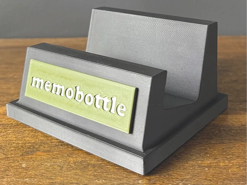 Memobottle A5 Stand by Bryant - MakerWorld