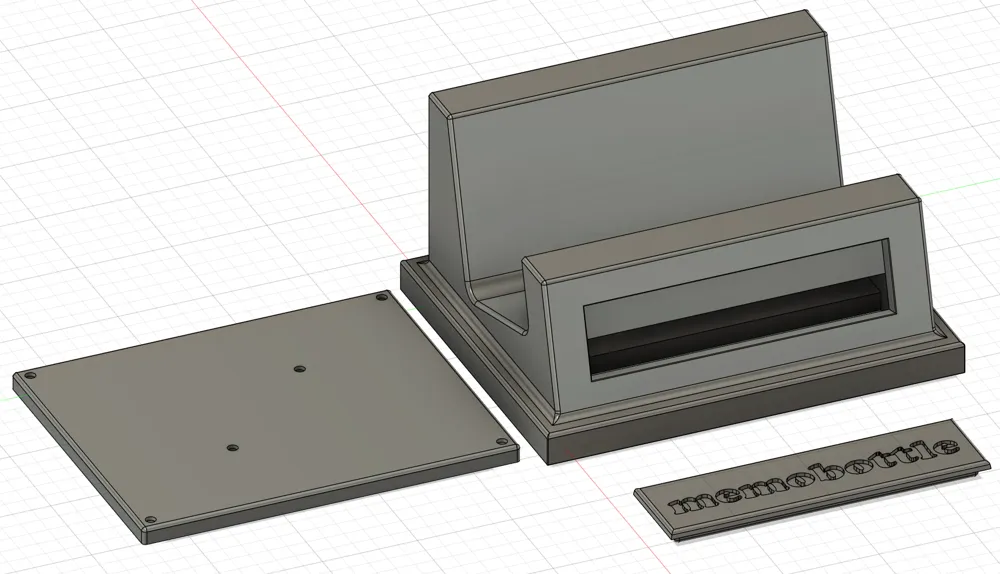 Memobottle A5 Stand by Bryant - MakerWorld