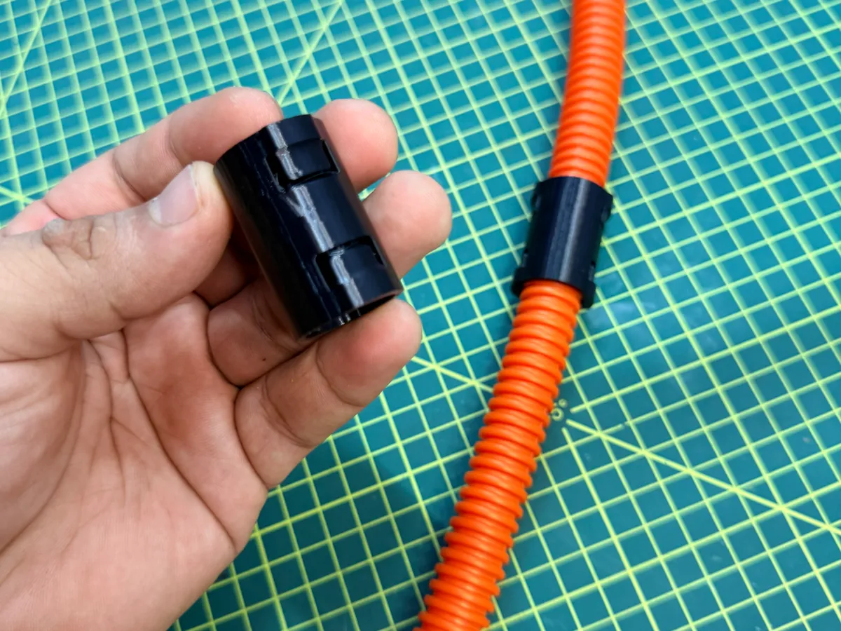 1/2" Flexible Electrical Conduit Connector - Free 3D Print Model ...