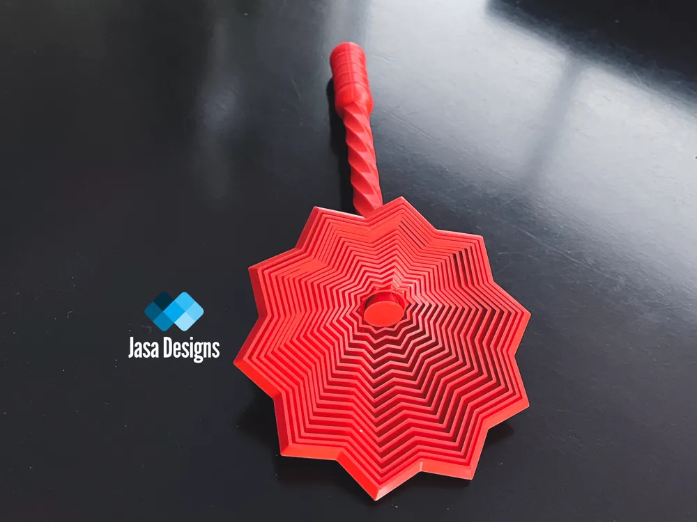 Spinning Spiral Star Fidget - Free 3D Print Model - MakerWorld