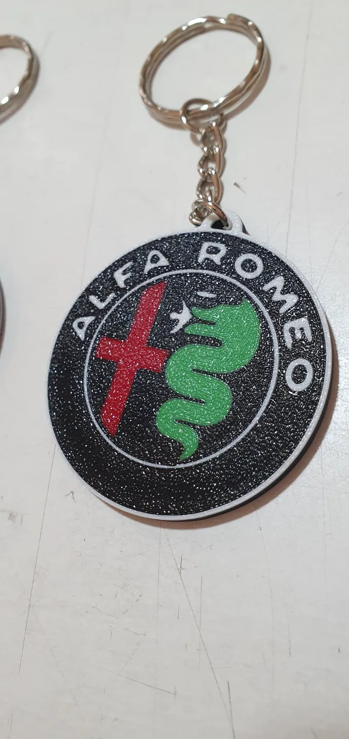 Alfa romeo keychain by La Ferramenta xCane89x - MakerWorld