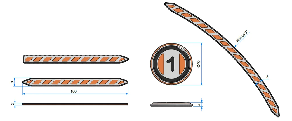 Wargame Tools - Deployment and Objective Markers - Free 3D Print Model ...