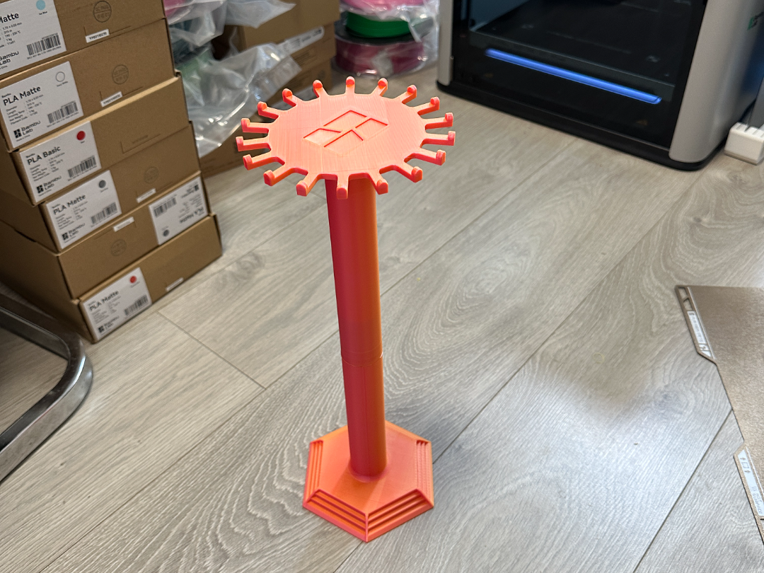 Dragon and Snake Figurine Rotating Display Stand, Holds 18 by 创意 3D ...