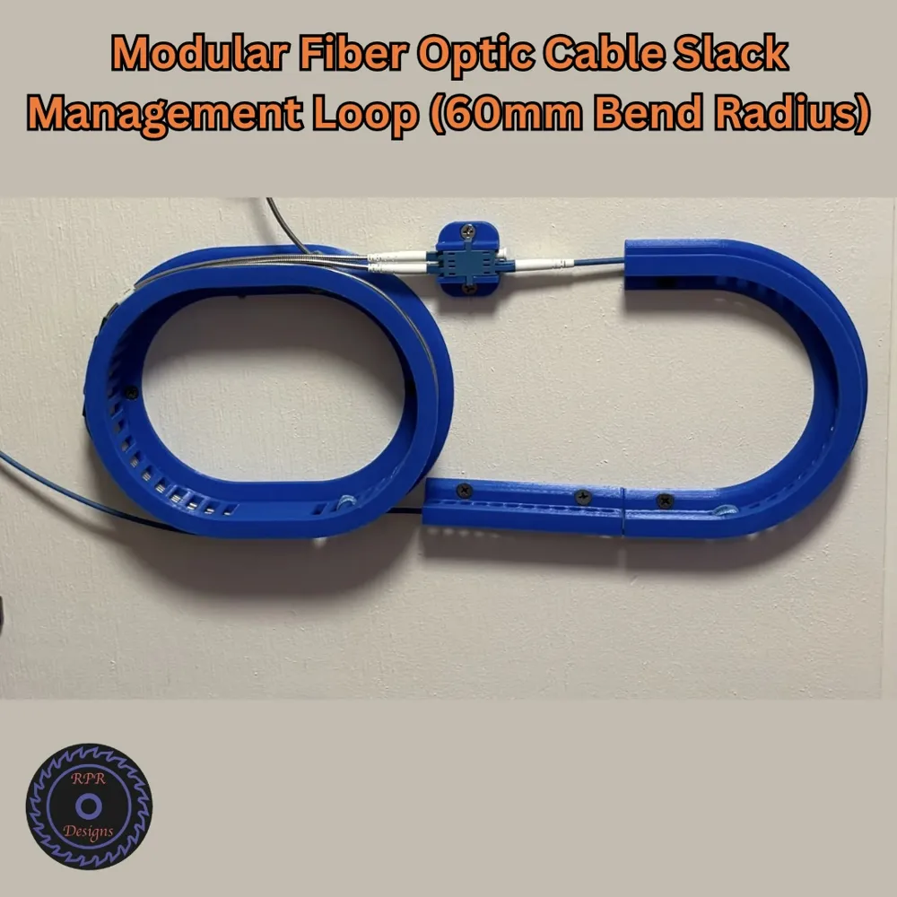 Modular Fiber Optic Cable Slack Management Loop by RPR Designs ...