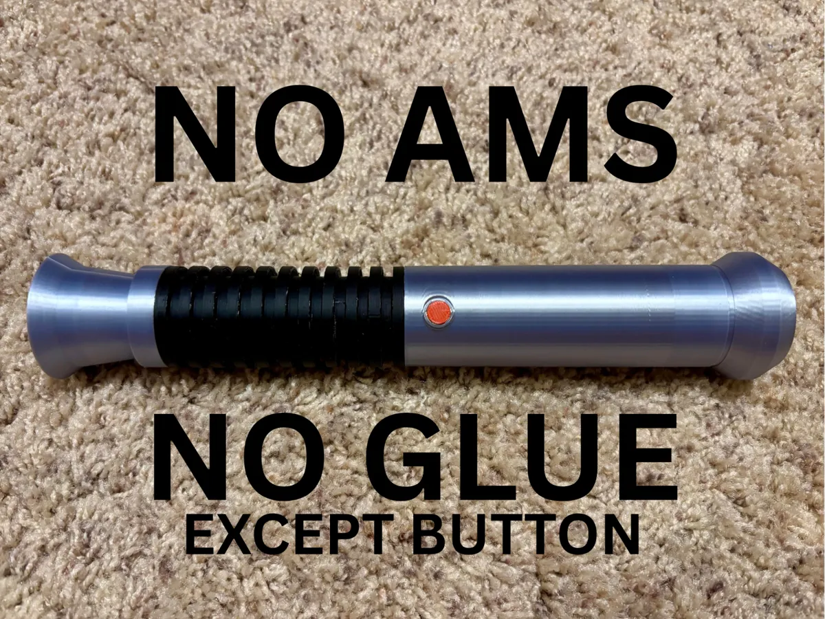 Shadow Guard NO AMS Lightsaber - Free 3D Print Model - MakerWorld