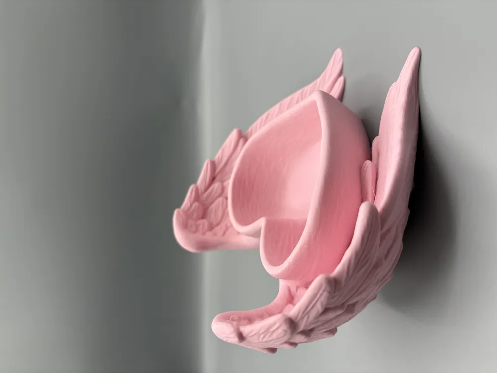 Heart Jewelry Tray w Angel Wing Coquette Organizer - Free 3D Print ...