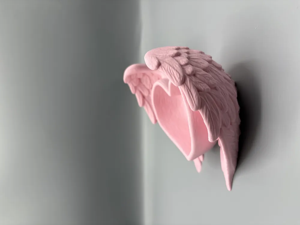 Heart Jewelry Tray w Angel Wing Coquette Organizer - Free 3D Print ...
