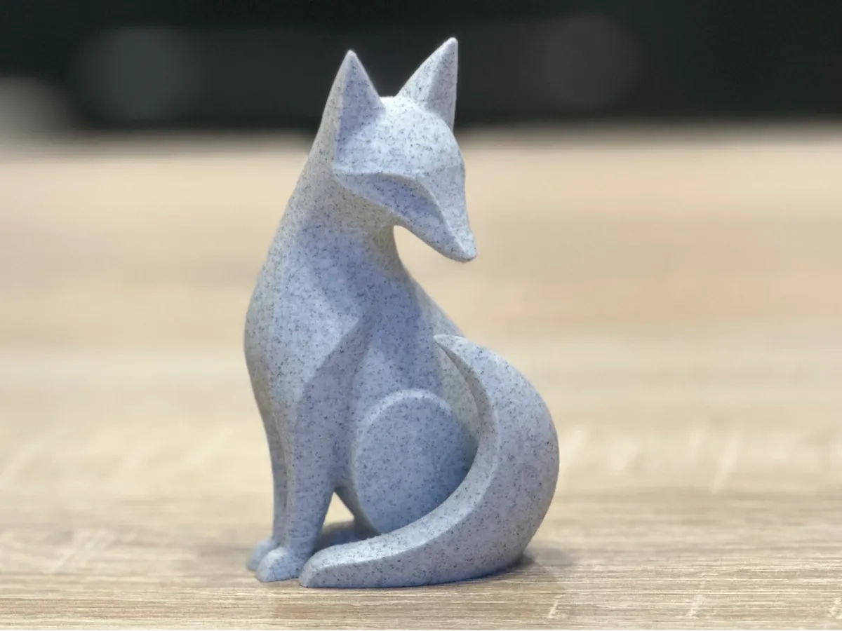 Abstract fox sculpture - Free 3D Print Model - MakerWorld
