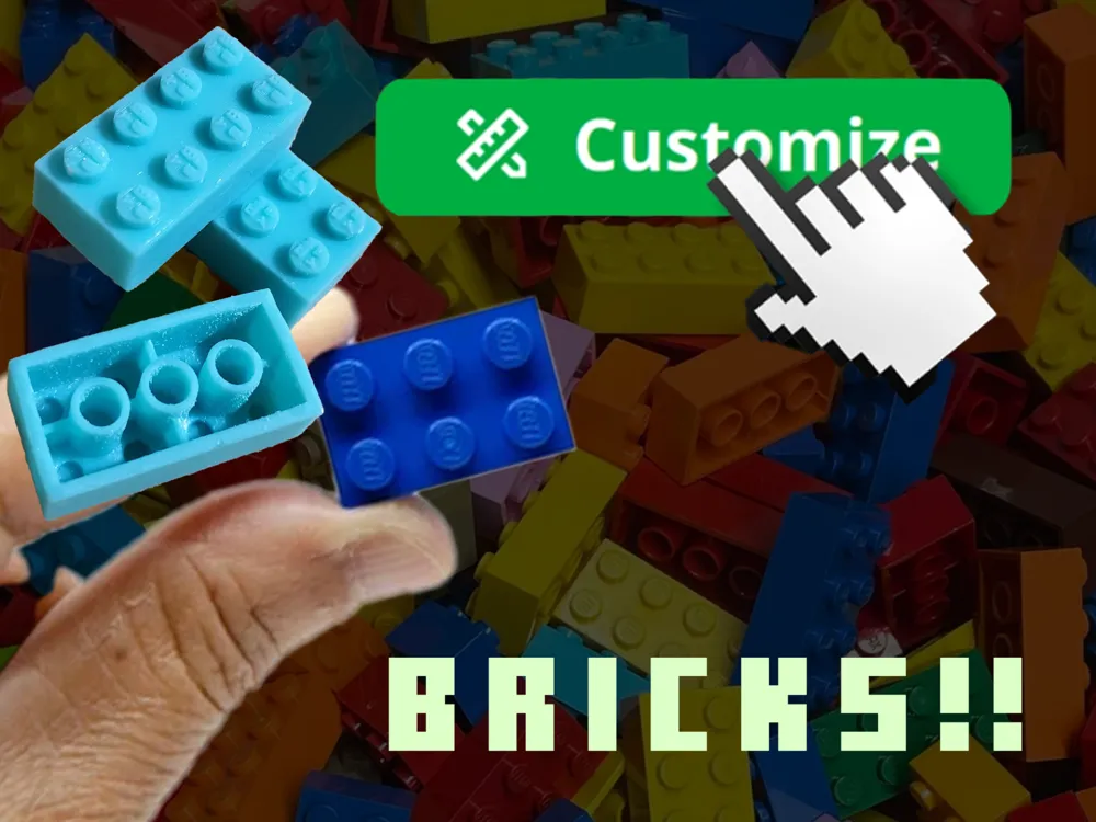 Customizable Bricks - Parametric Model Maker by TanishqPlays MakerWorld: Download Free 3D Models