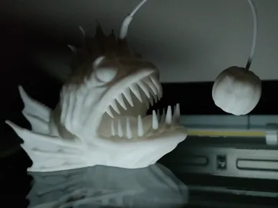 Scary Anglerfish! by TomczukCustoms MakerWorld: Download Free 3D Models