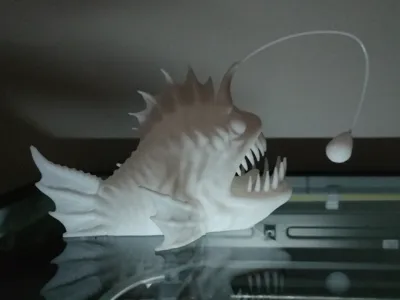Scary Anglerfish! by TomczukCustoms MakerWorld: Download Free 3D Models