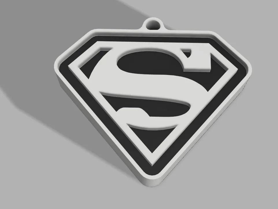 Super-Man Keychain by MORTI$ - MakerWorld