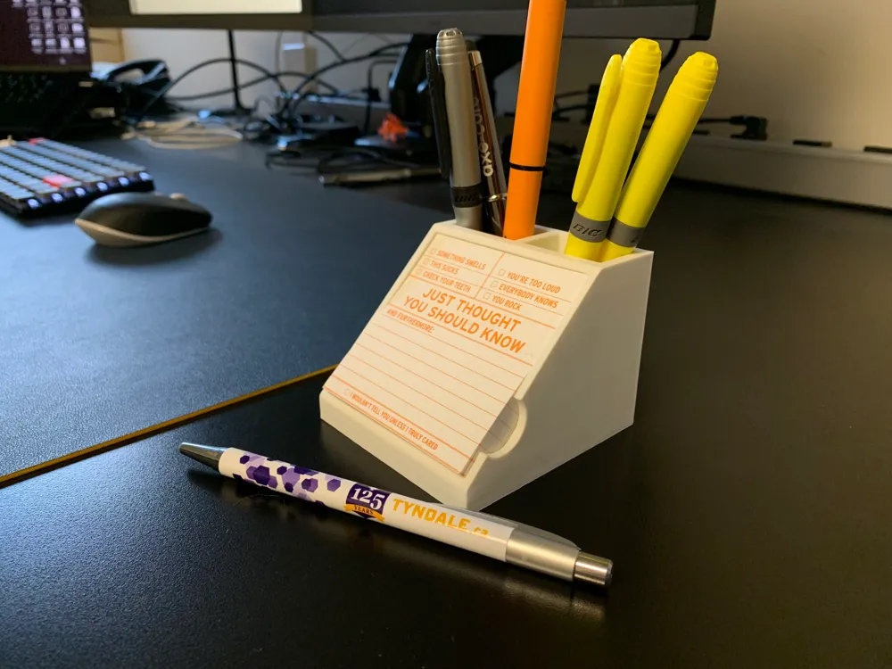 Post-it note holder — small Remixed by andysmith_ca MakerWorld ...