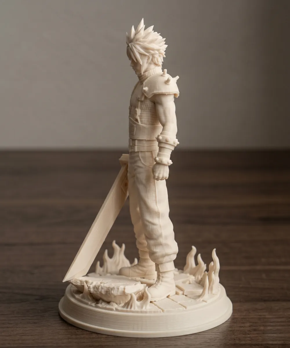 Cloud Strife – Diorama de Final Fantasy VII - Modelo de impresión 3D ...