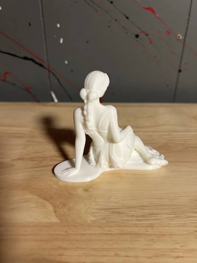 Sexy Fantasy Figurine Laying #01 by cole MakerWorld: Download Free 3D Models