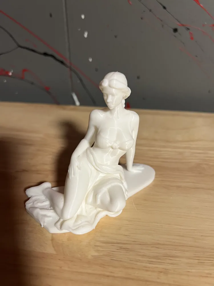 Sexy Fantasy Figurine Laying #01 by cole MakerWorld: Download Free 3D Models