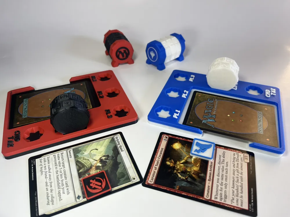 MTG Triple Digit Life Counter - Free 3D Print Model - MakerWorld