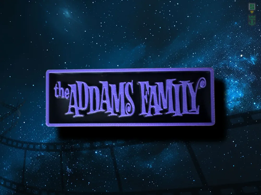 The Addams Family Cinema Film Room Sign Box by JAY3D Designs - MakerWorld