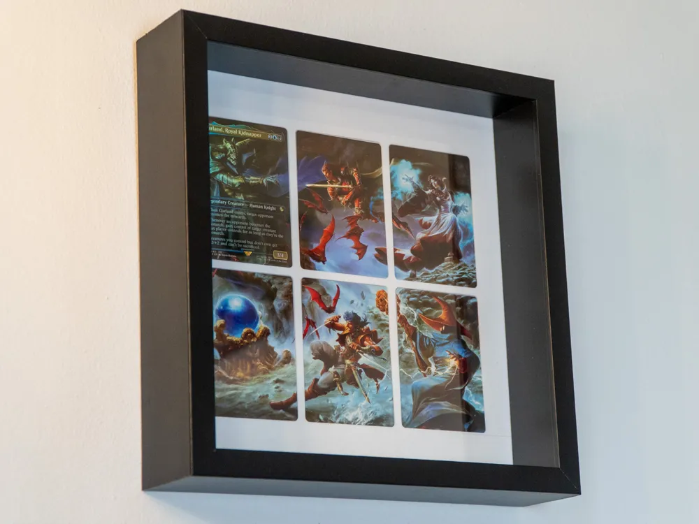MTG 6-Card Scene Display Mat (IKEA SANNAHED Frame) - Free 3D Print ...