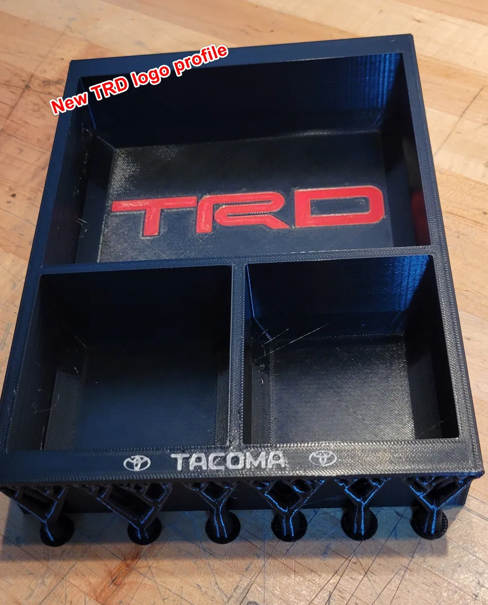 TOYOTA TACOMA 4th GEN CENTER CONSOL TRAY 2024-2026 - Free 3D Print ...