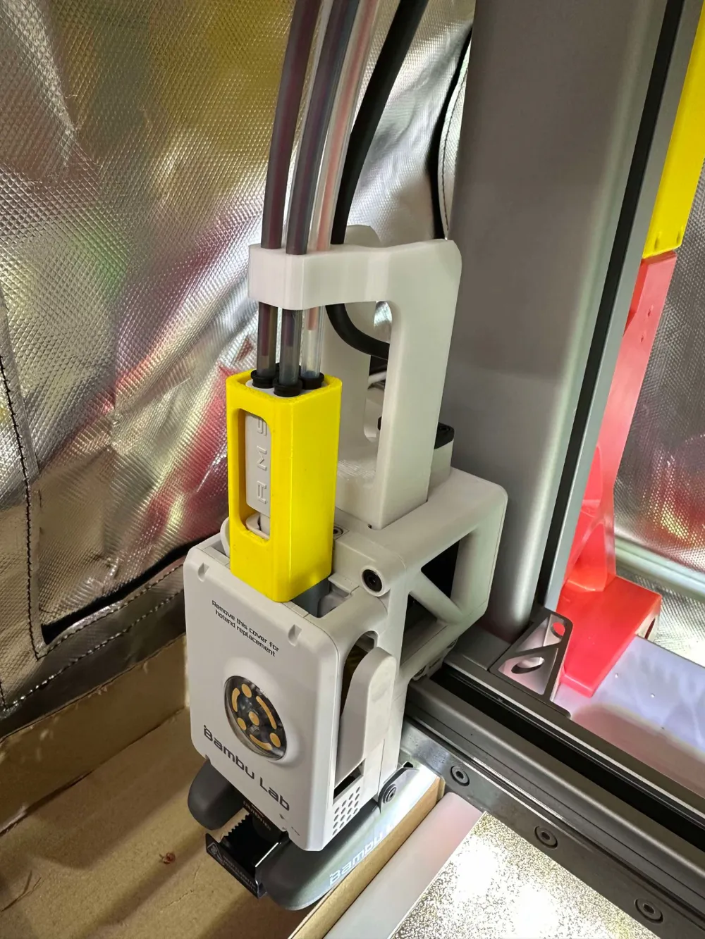 A1/1M PTFE Hub SupportBracket With USB Wire - Free 3D Print Model ...