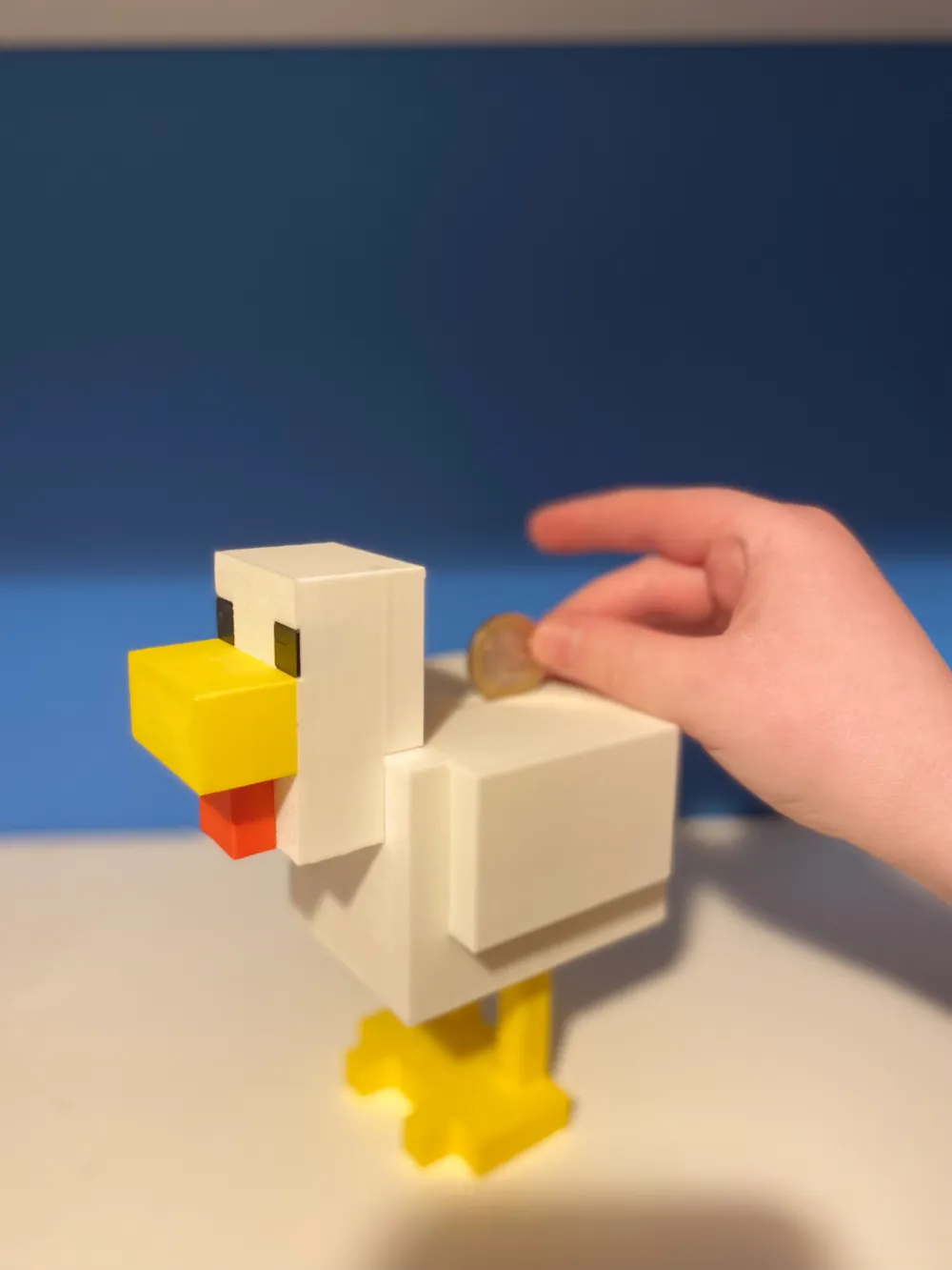 Minecraft Chicken Money Box / Piggy Bank - Free 3D Print Model - MakerWorld